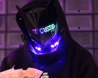 Cyberpunk Face Shield - Etsy UK