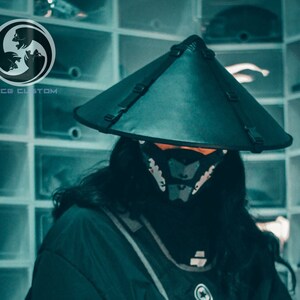 Wearable Cyberpunk Jingasa Samurai Hat - Etsy