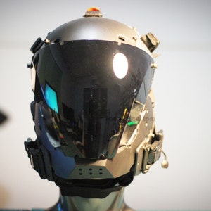 Cyberpunk Helmet: Custom Techwear Head Guard - Etsy