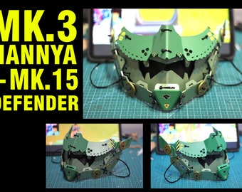 Cyberpunk Mask Design by Gins MK.21 interceptor | Etsy