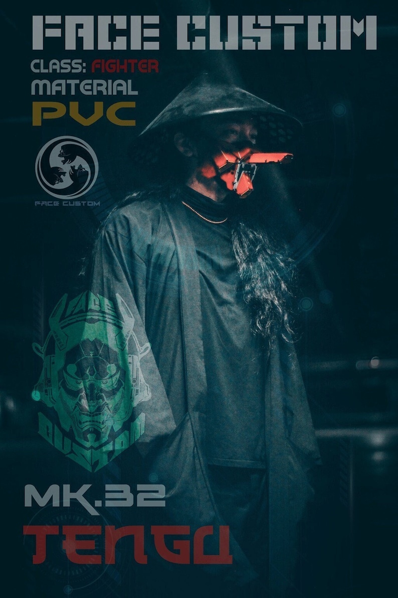Cyberpunk Mask Design by Gins MK.32 