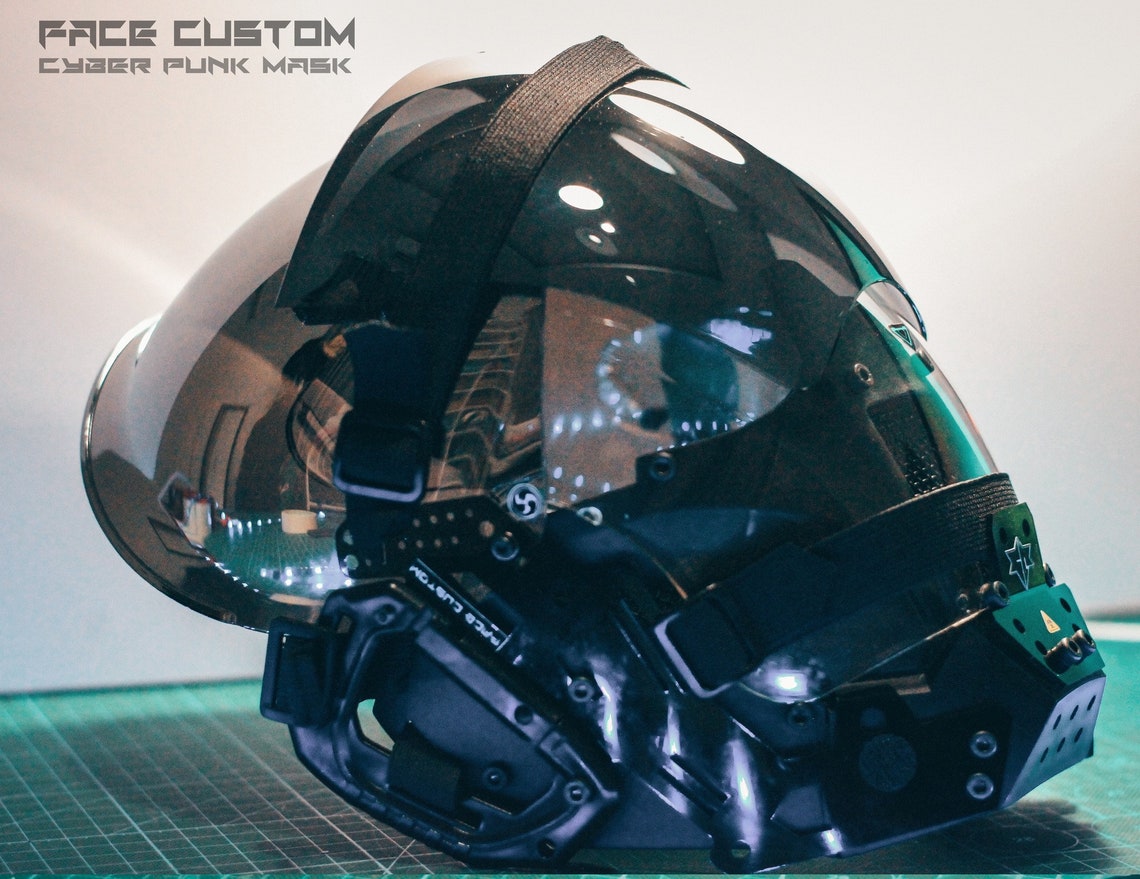 Cyberpunk Mask Cybergoth - Etsy