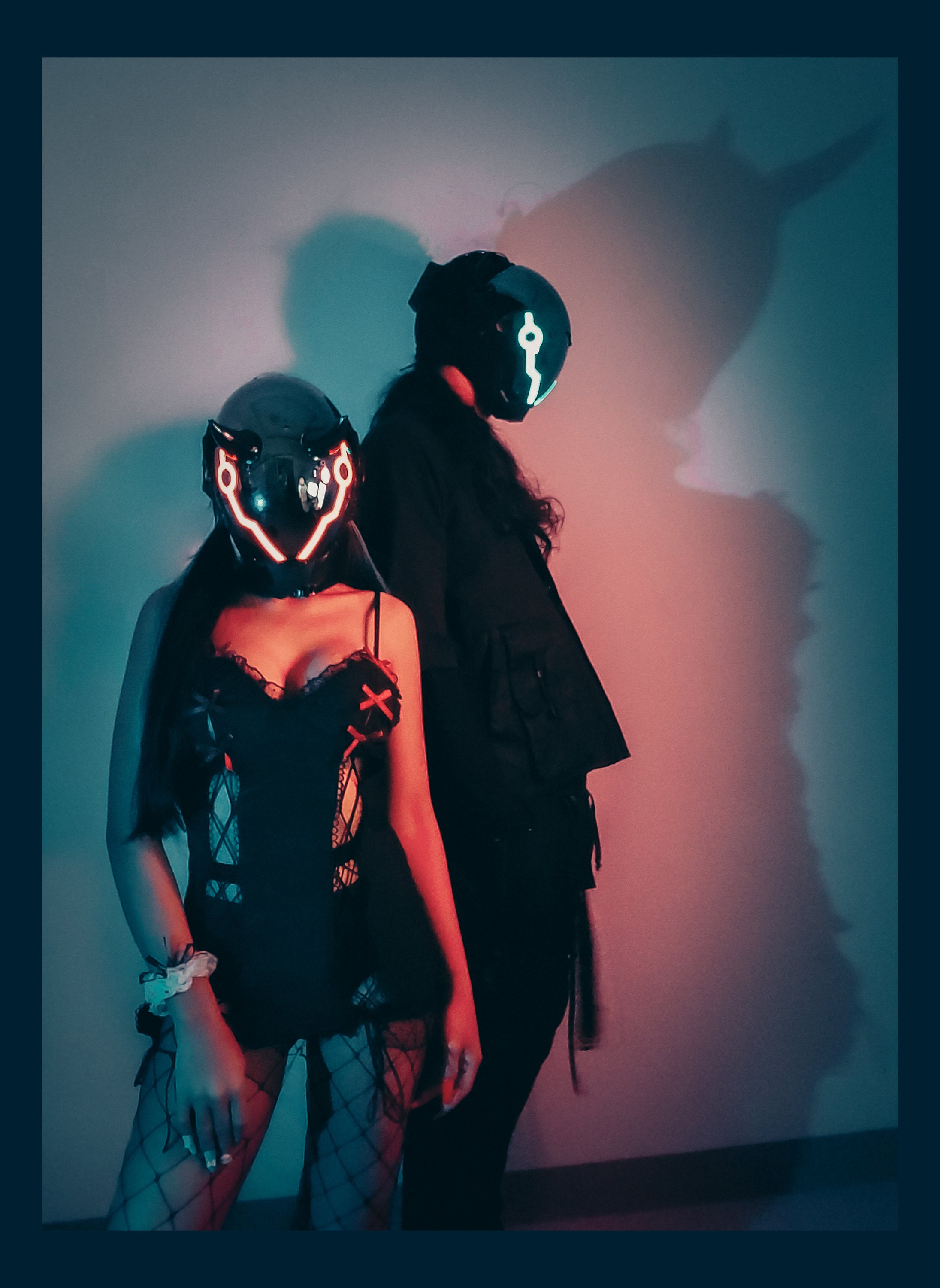 Máscara Cyberpunk Máscara basada - Etsy México