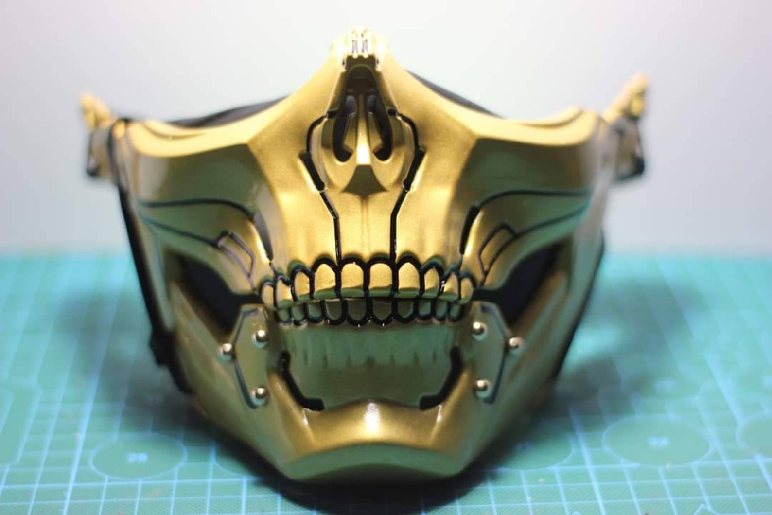 Skull Mask Half Face - Etsy