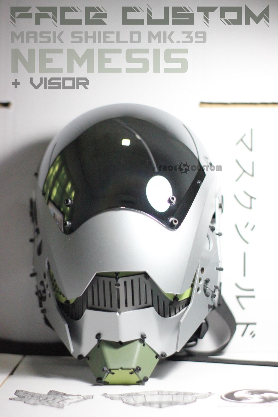 Cyberpunk Mask Design by Gins MK 39 "nemesis"+visor - Etsy