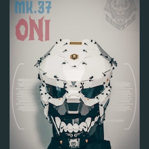 Cyberpunk Mask Design by Gins MK. 37 "onimaru" - Etsy