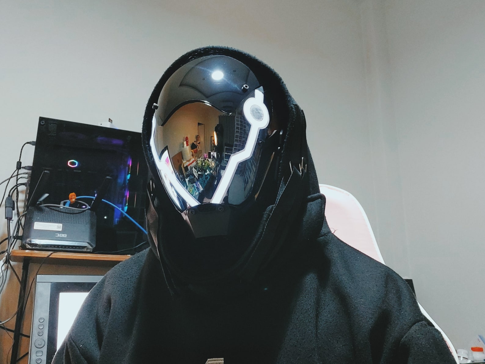 Máscara Cyberpunk Cybergoth - Etsy España