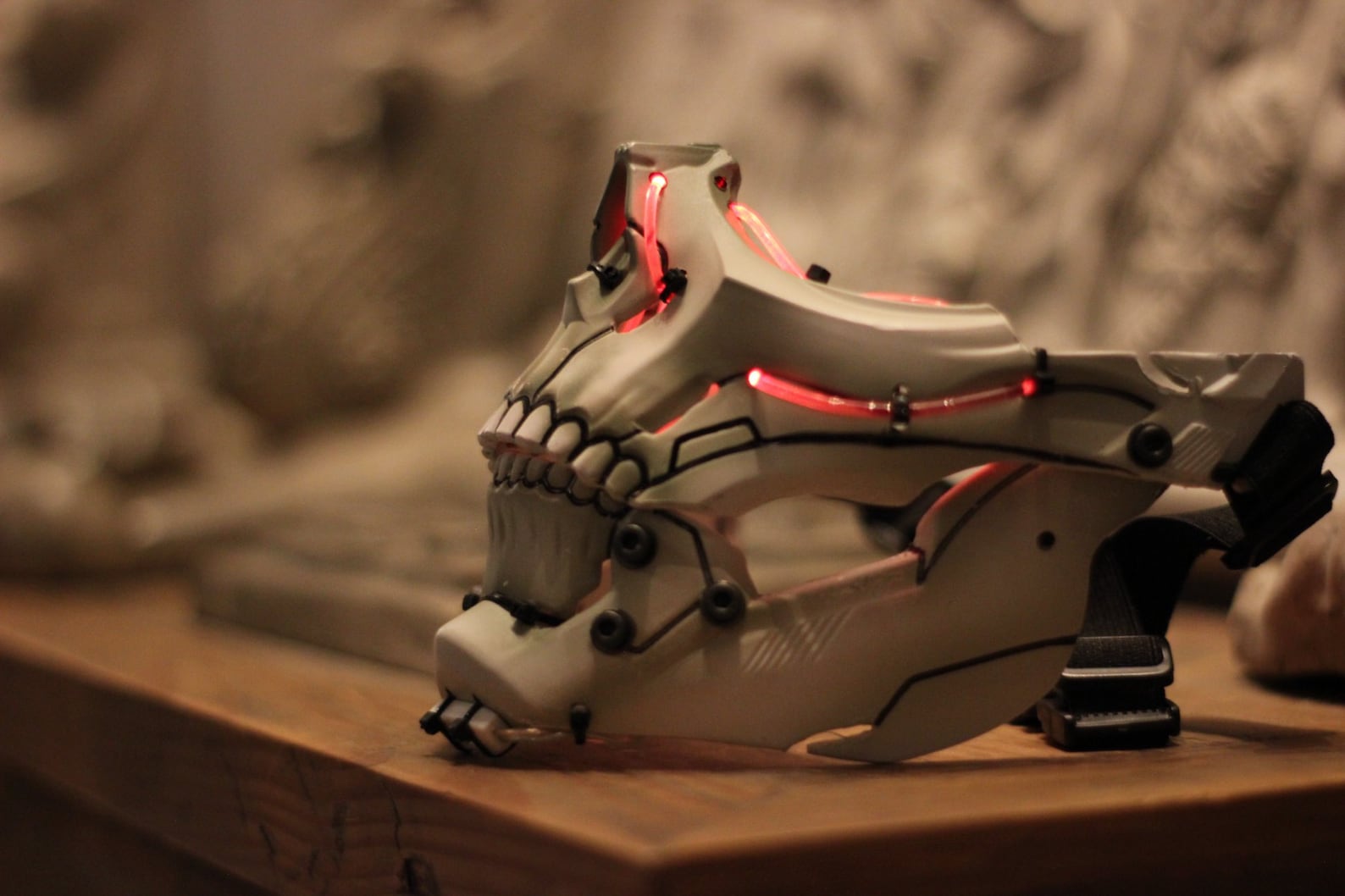 Skull Mask Half Face - Etsy