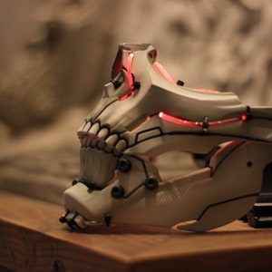 Skull Mask Half Face - Etsy