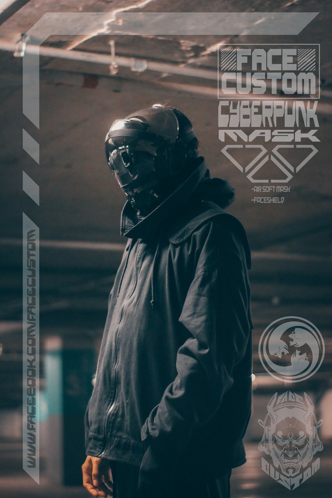 Cyberpunk Mask Cybergoth - Etsy