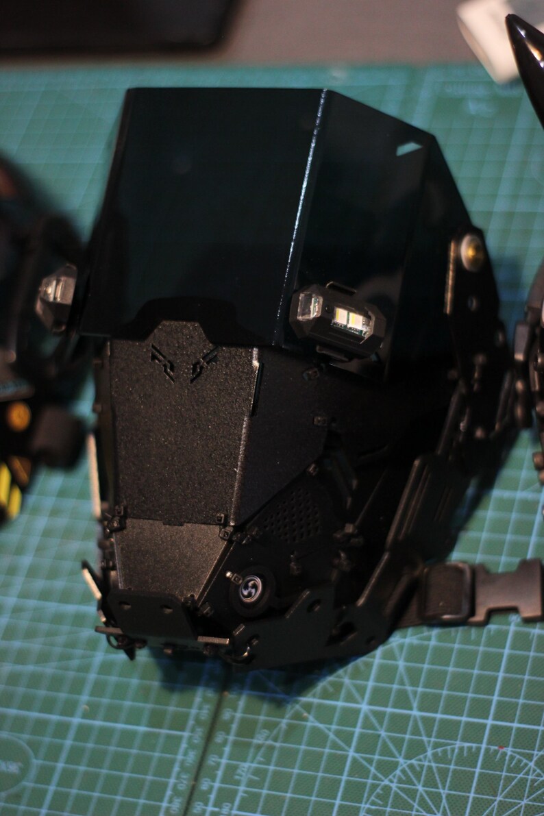 Cyberpunk Mask Half Visor - Etsy
