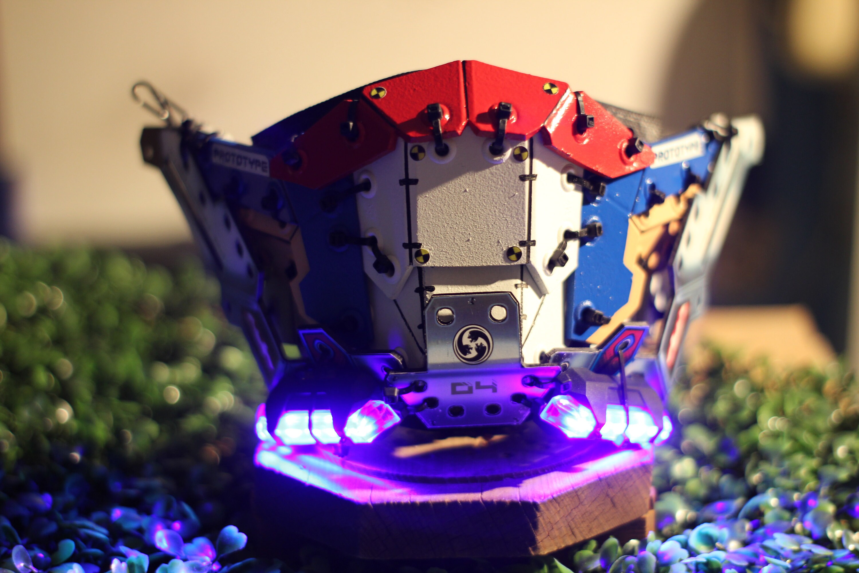 Cyberpunk mask Techwear mask LED Light Design By Gins MK. 10 | Etsy