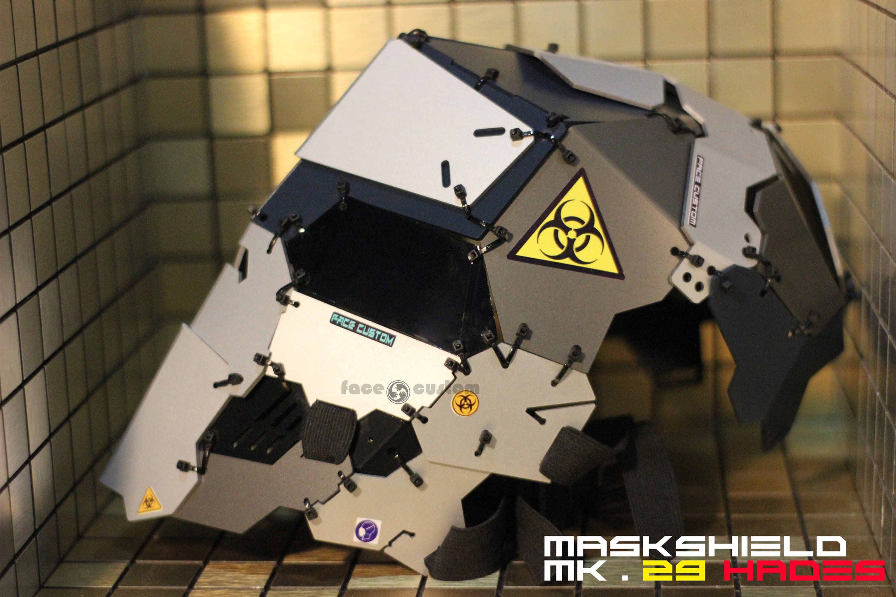 Cyberpunk Mask Design by Gins MK.29 "hades" Full Set - Etsy