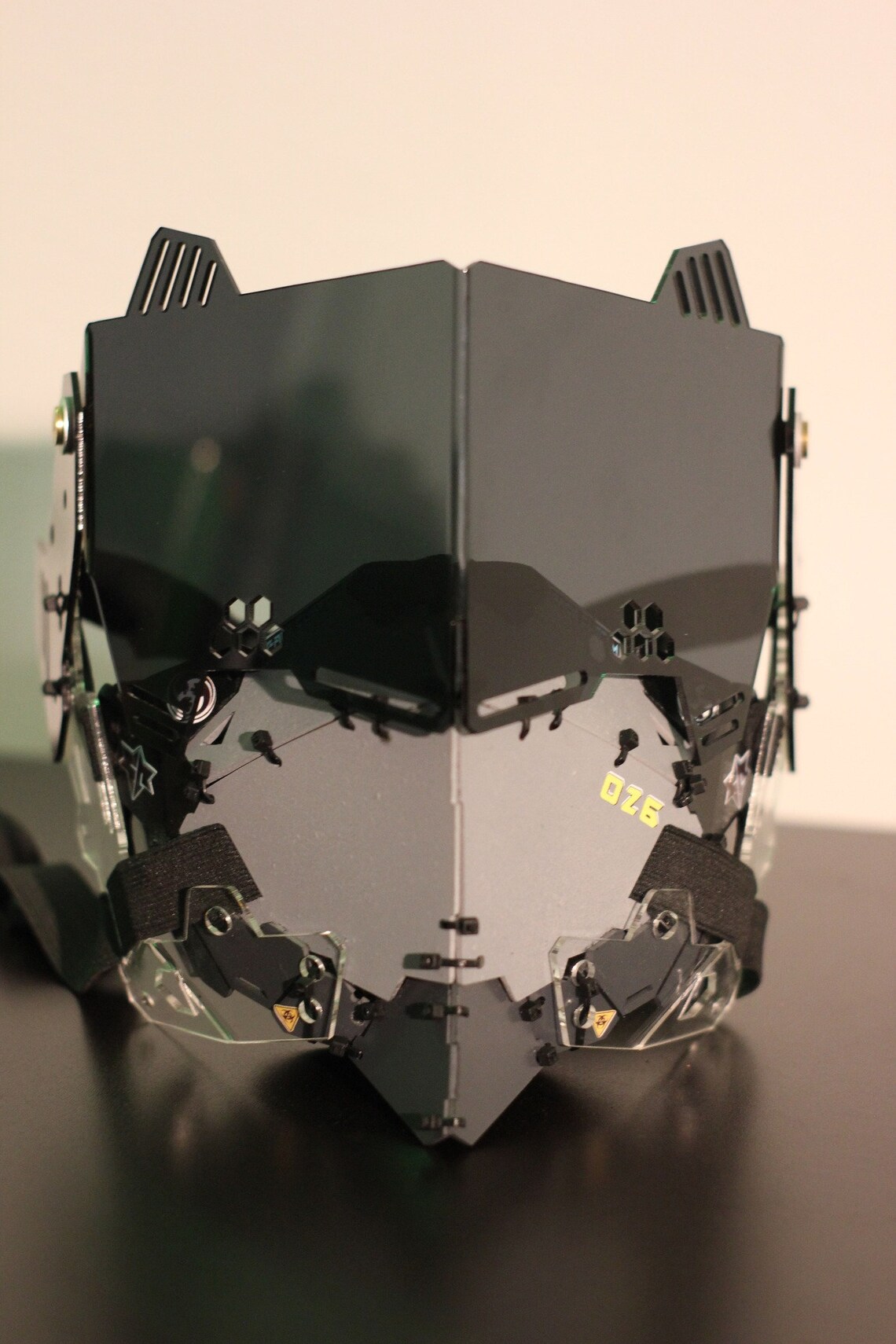Half Visor Cyberpunk Mask MK.26 Design by Gins - Etsy