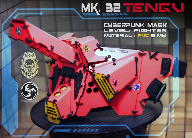 Cyberpunk Mask Design by Gins MK.32 
