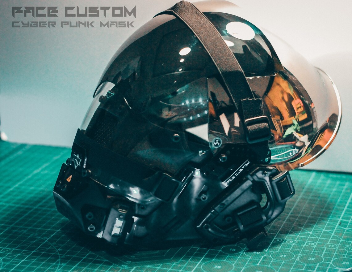 Cyberpunk Mask Cybergoth - Etsy