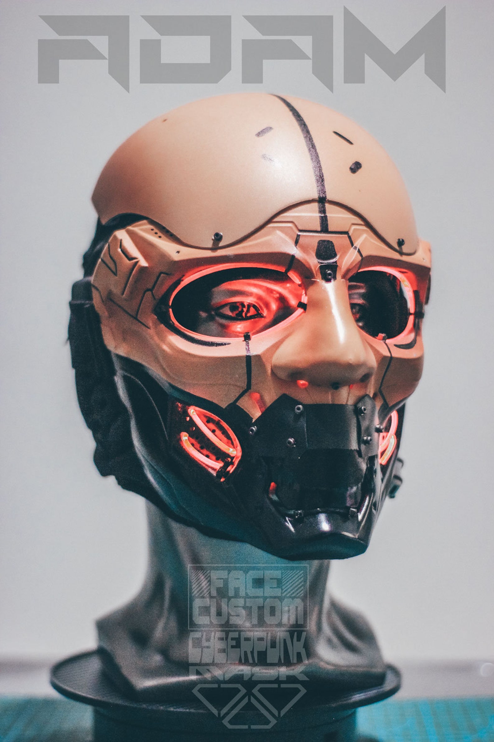 Cyberpunk Mask-adam SMASHER - Etsy