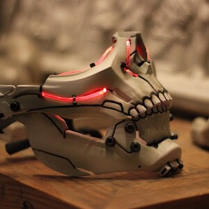 Skull Mask Half Face - Etsy