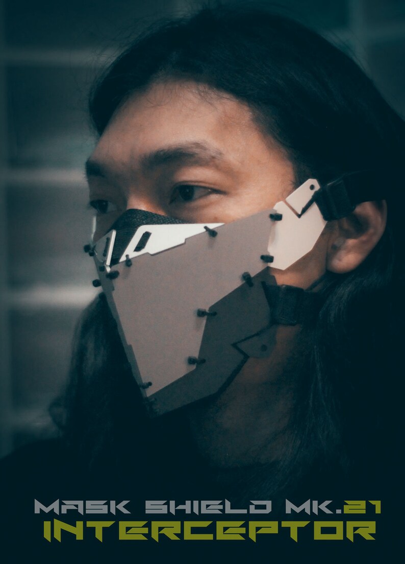 Cyberpunk Mask Design by Gins MK.21 "interceptor" - Etsy