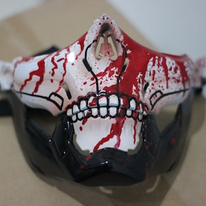 Skull Mask Half Face - Etsy