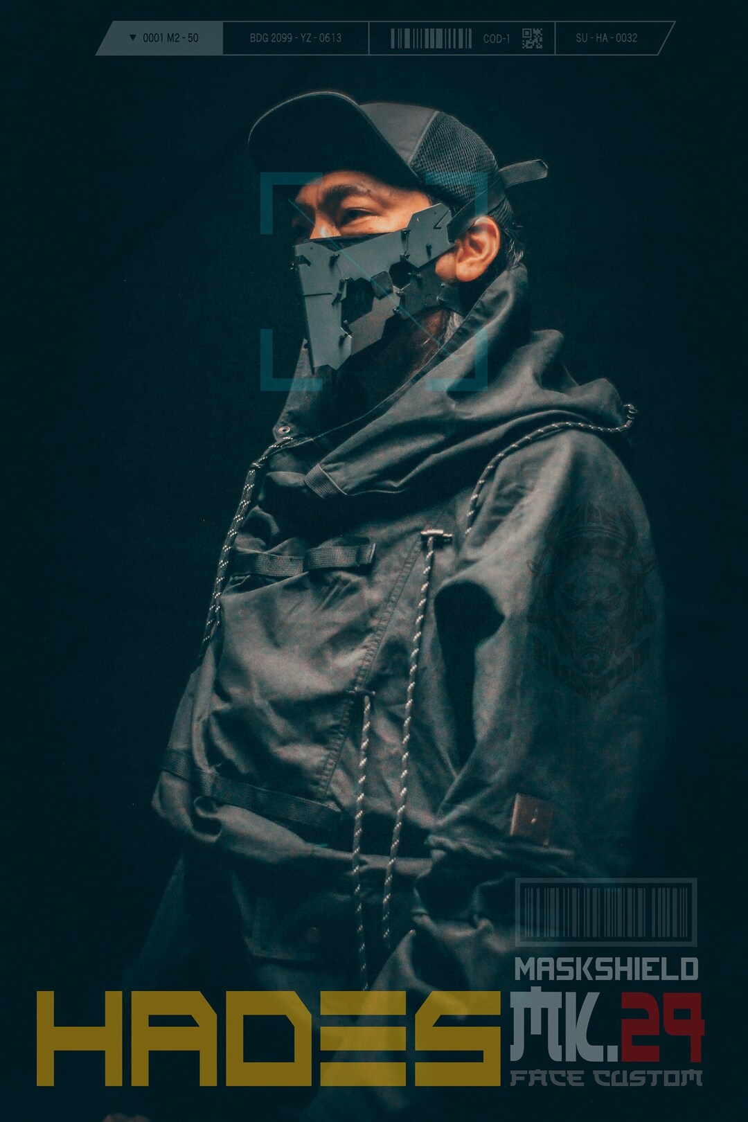 Cyberpunk Mask Design by Gins MK.29 "hades" - Etsy