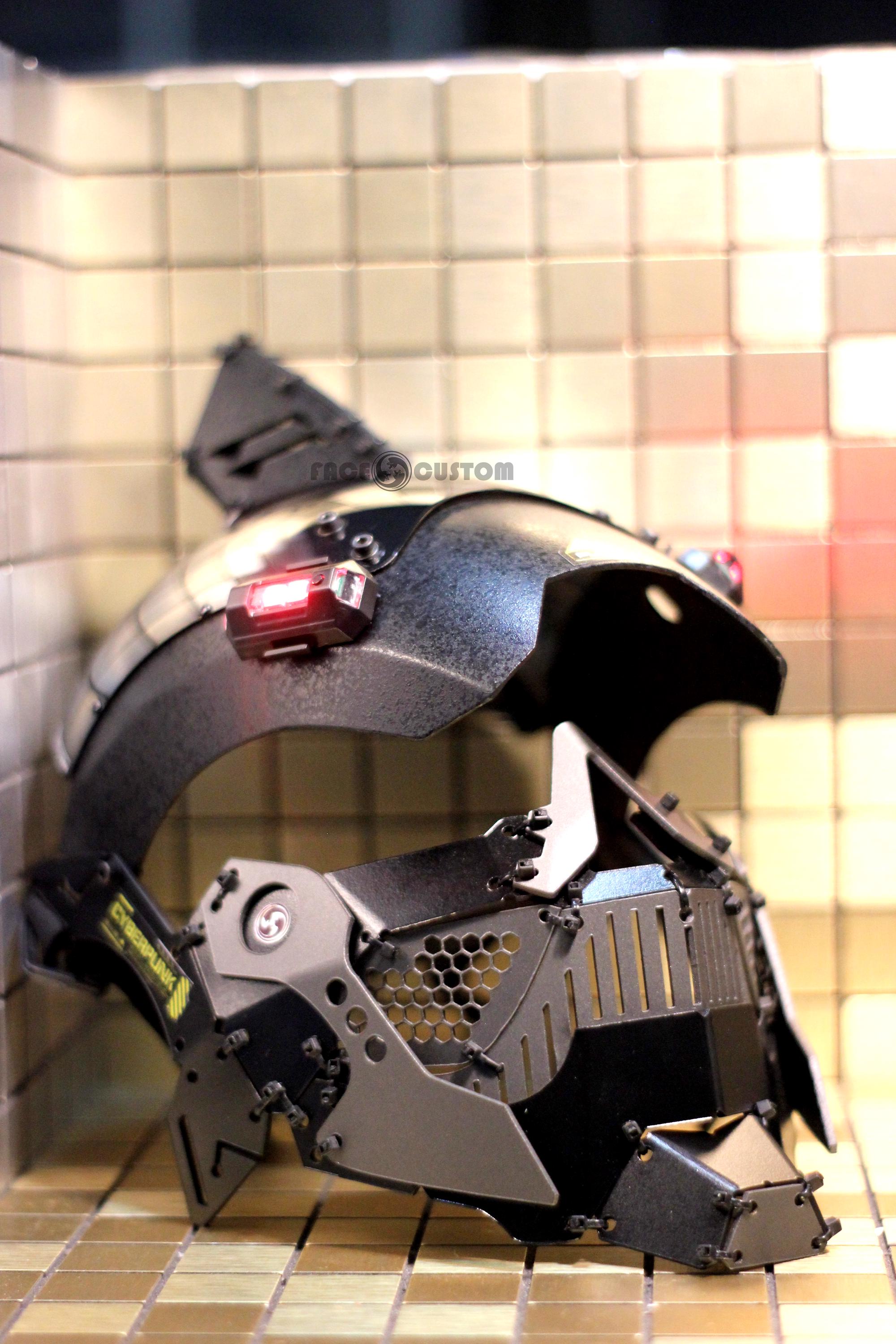 Cyberpunk Mask Design by Gins MK 39 "nemesis"+visor - Etsy