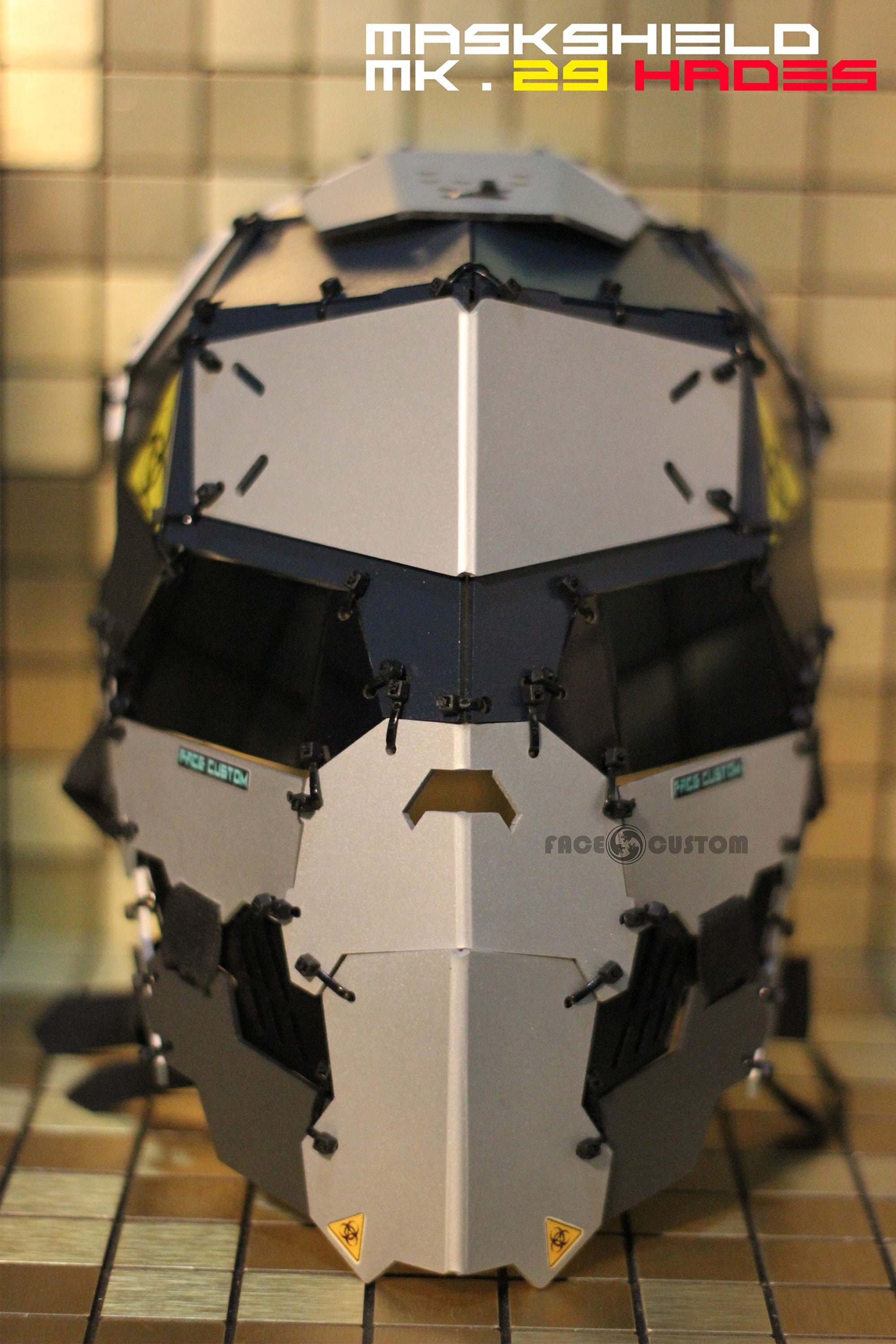 Cyberpunk Mask Design by Gins MK.29 "hades" Full Set - Etsy
