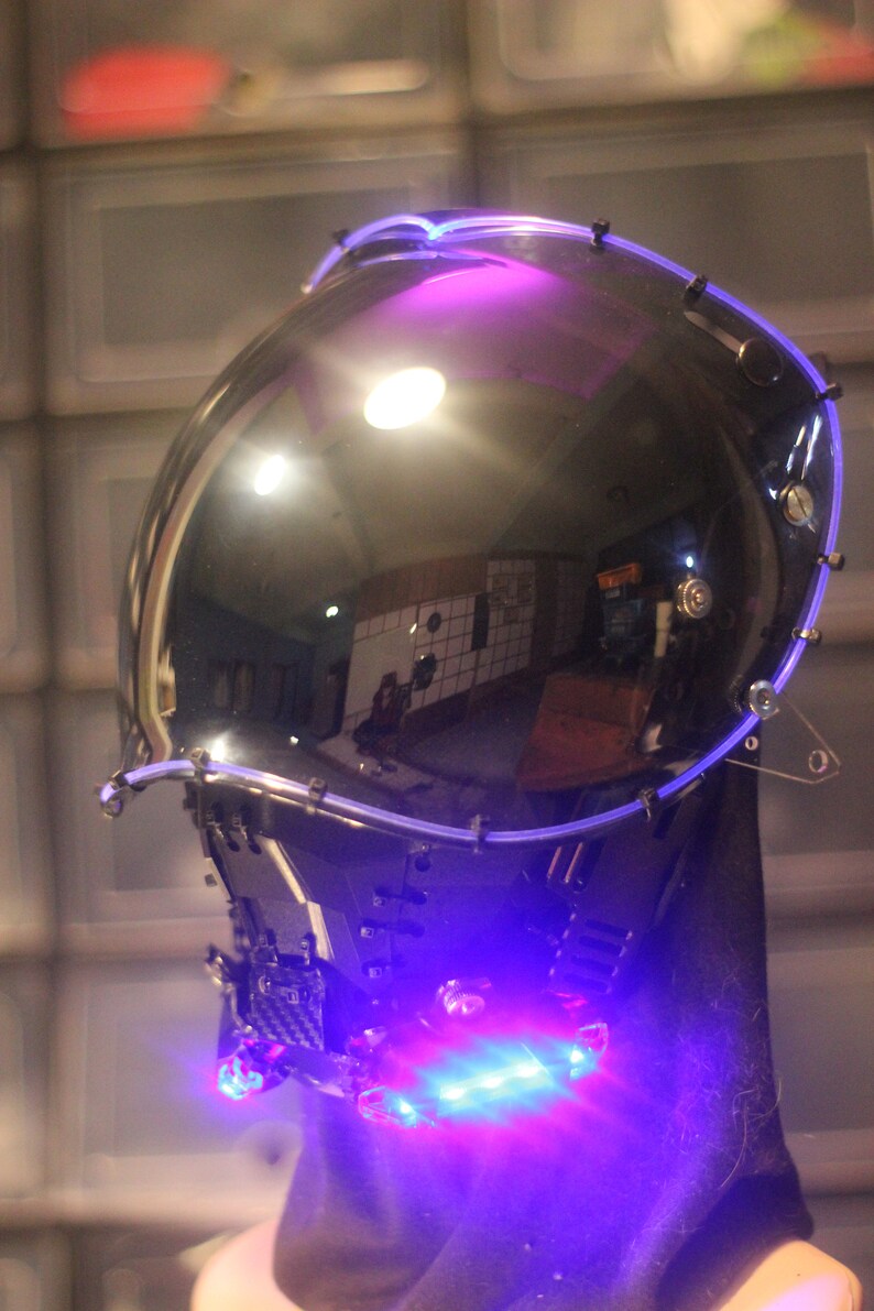 Cyberpunk Mask Cybergoth Design by Gins - Etsy