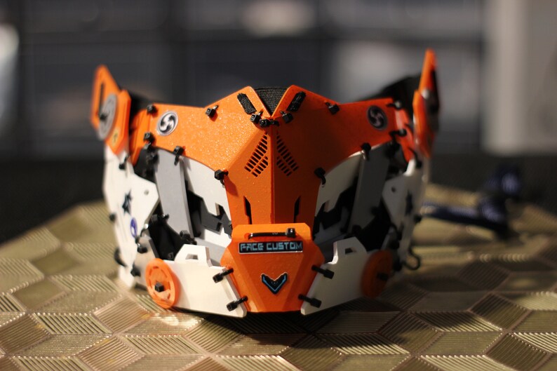 Cyberpunk Mask Shield Design by Gins MK. 16MK.15 - Etsy
