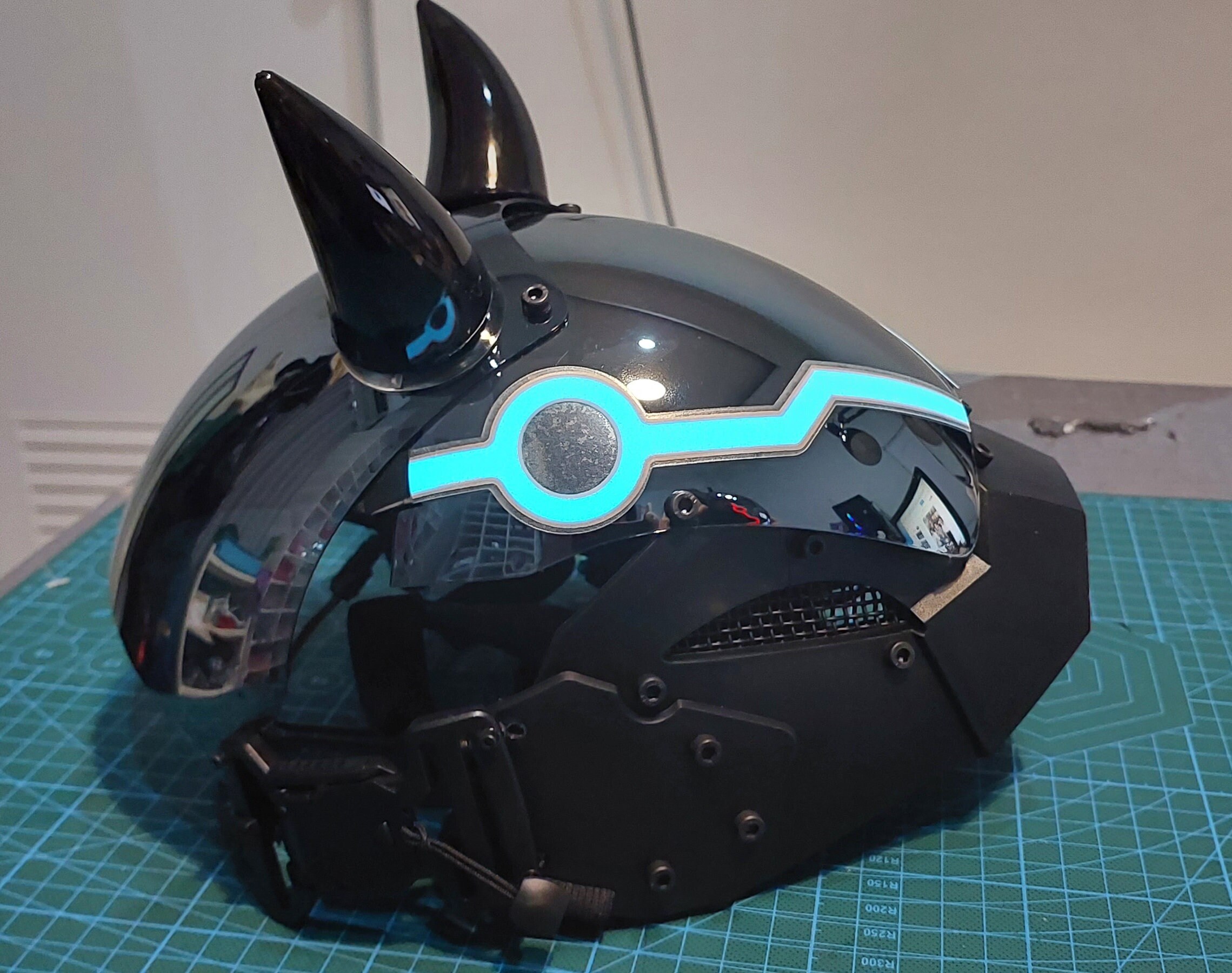 Máscara Cyberpunk Máscara basada - Etsy México