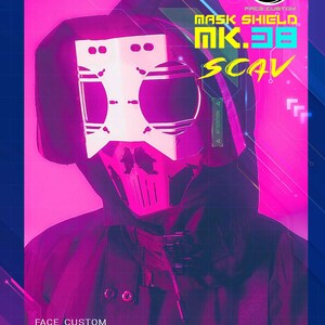Cyberpunk Mask Design by Gins MK.38 "scav" - Etsy