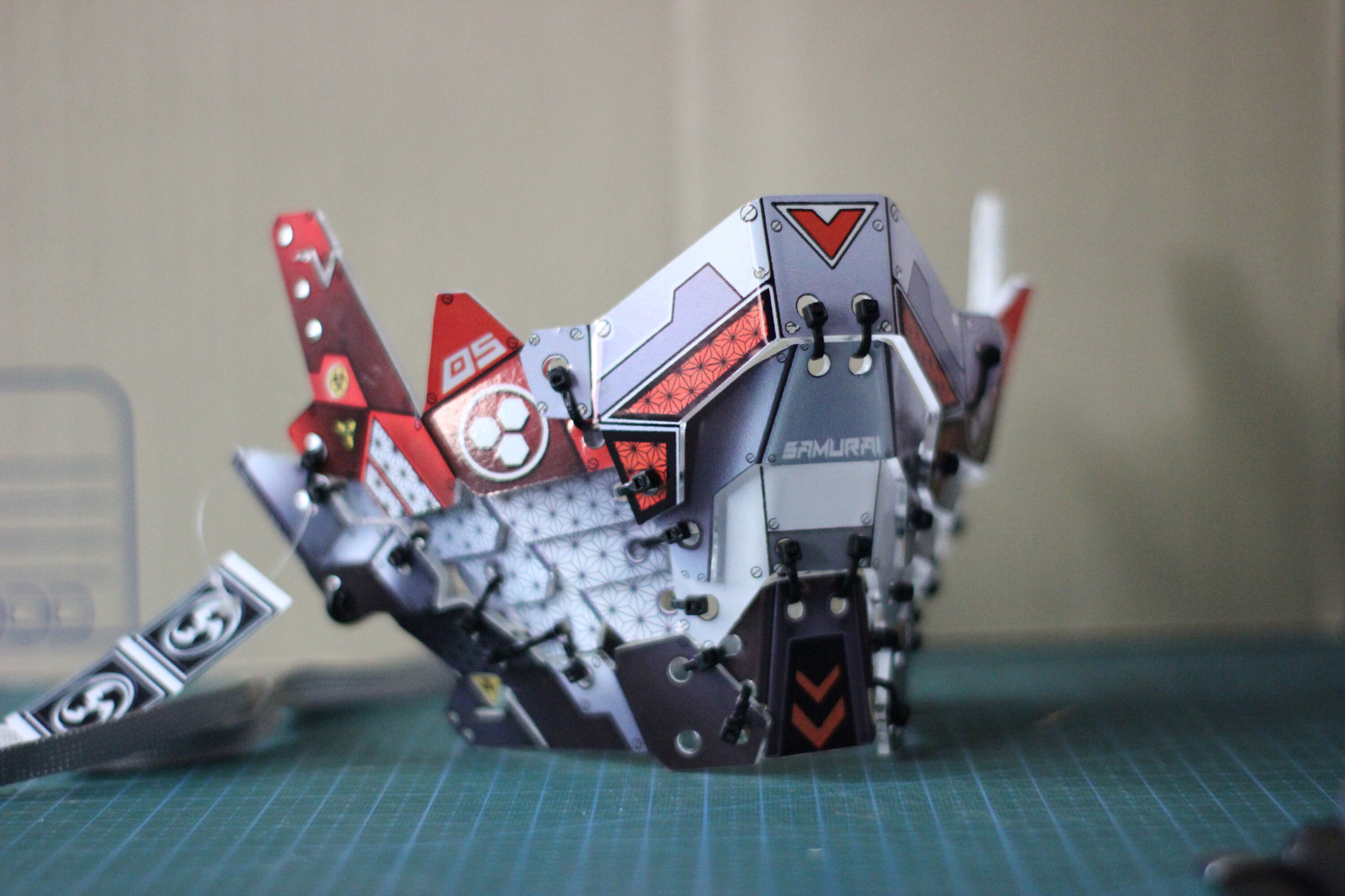 Cyberpunk Mask Design by Gins MK.5 samurai Sticker | Etsy