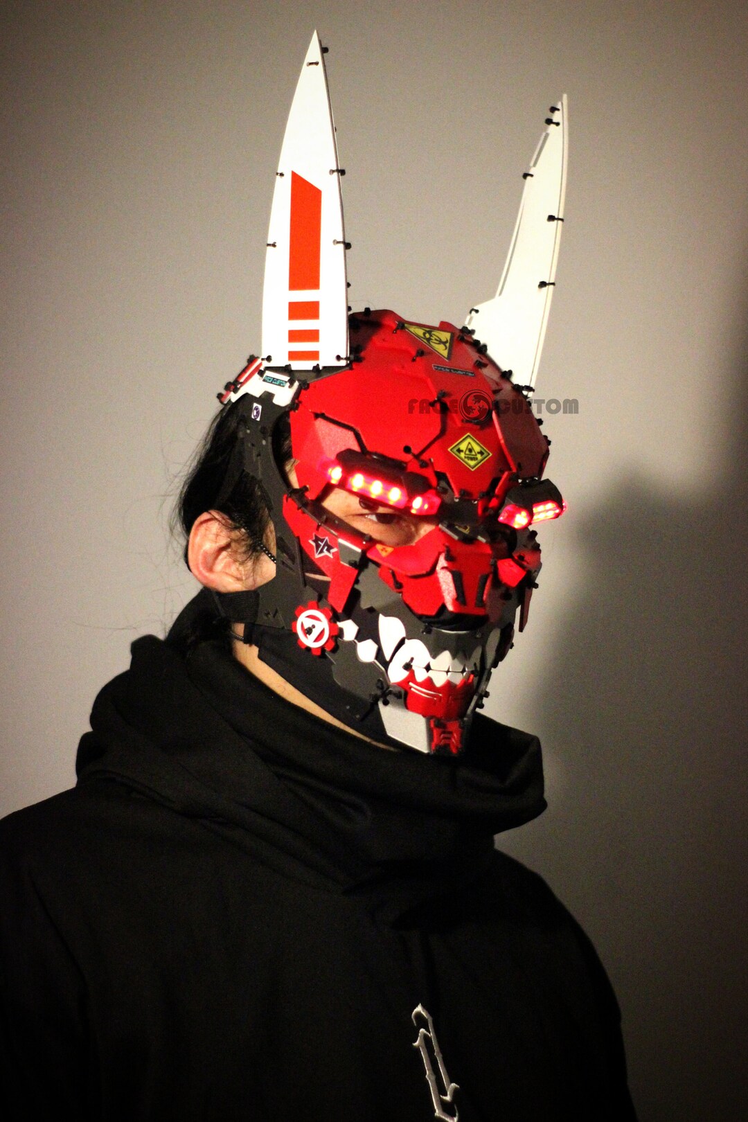 Cyberpunk Mask Design by Gins MK. 37 "onimaru" - Etsy