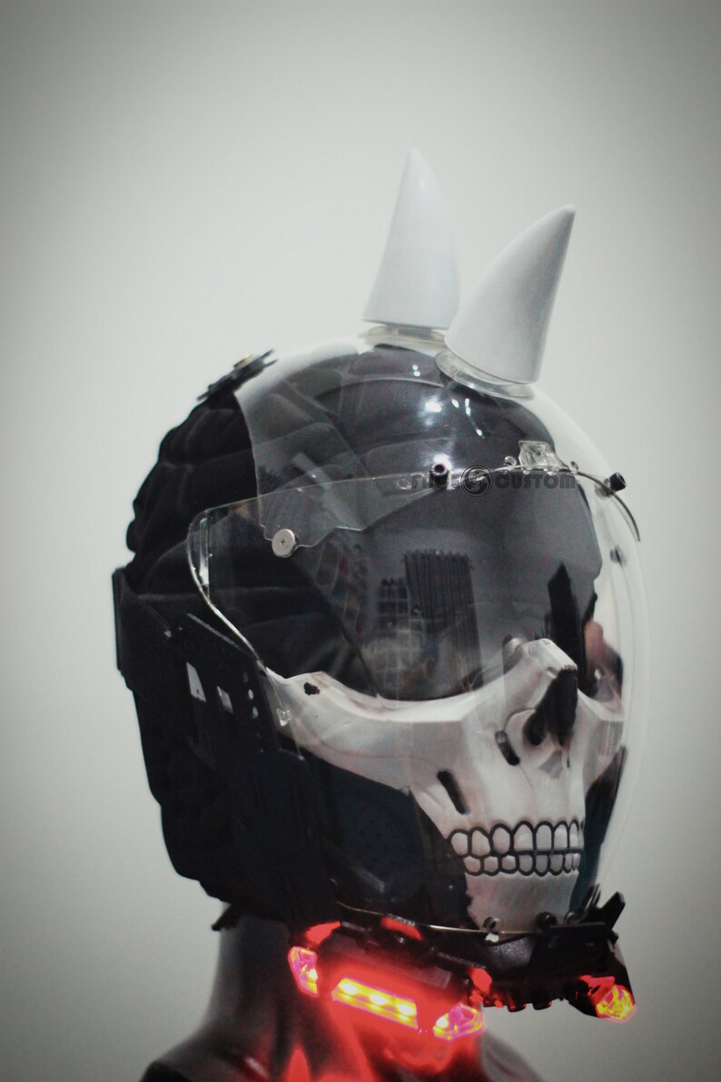 Skull Cyberpunk Mask - Etsy