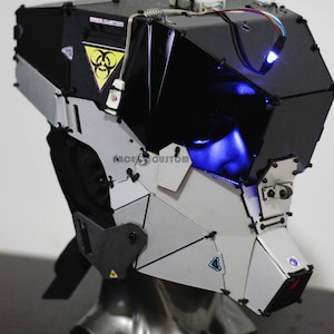 Cyberpunk Mask - Mech Helmet - Etsy