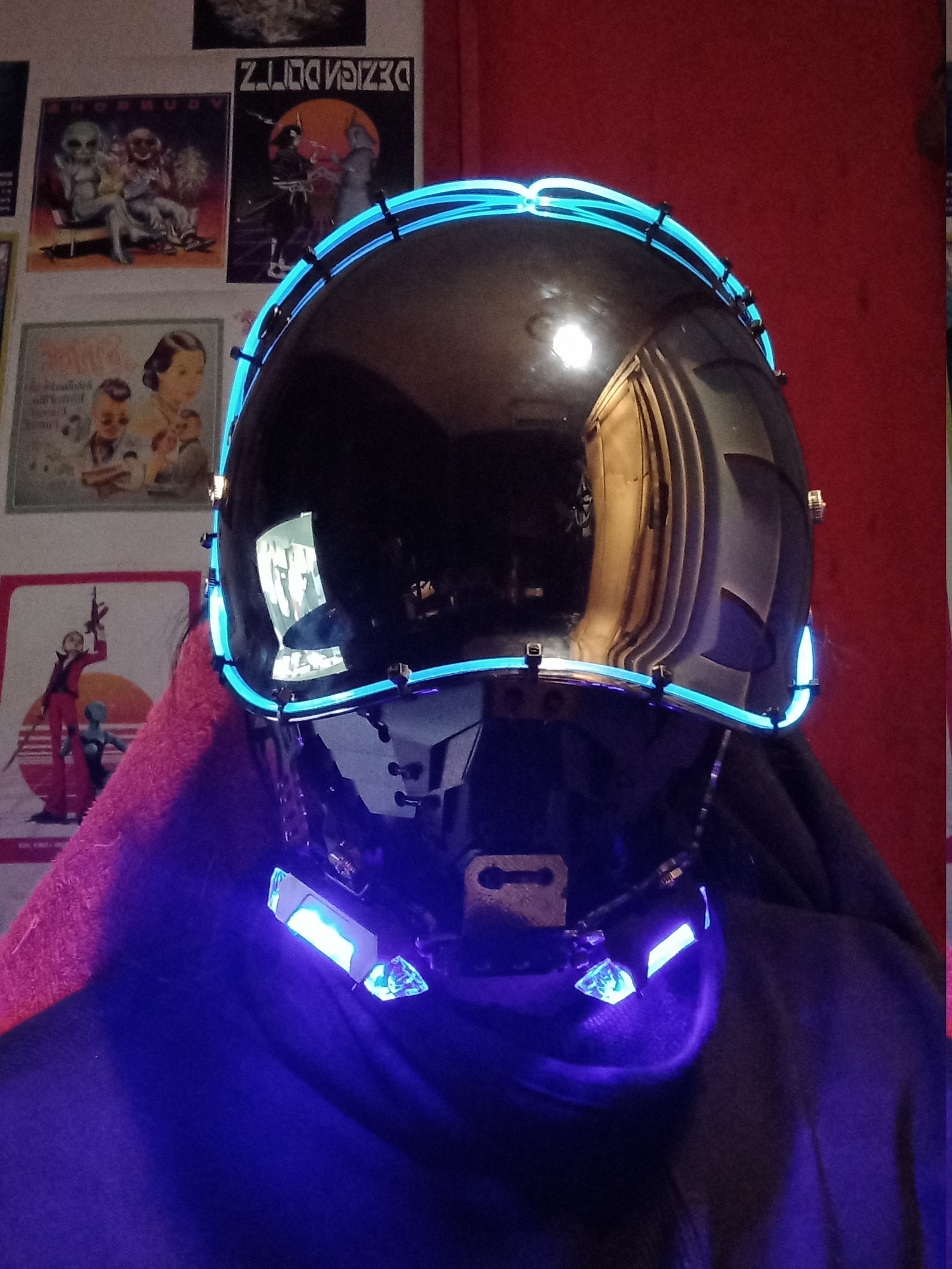 Cyberpunk Mask Cybergoth Design by Gins - Etsy