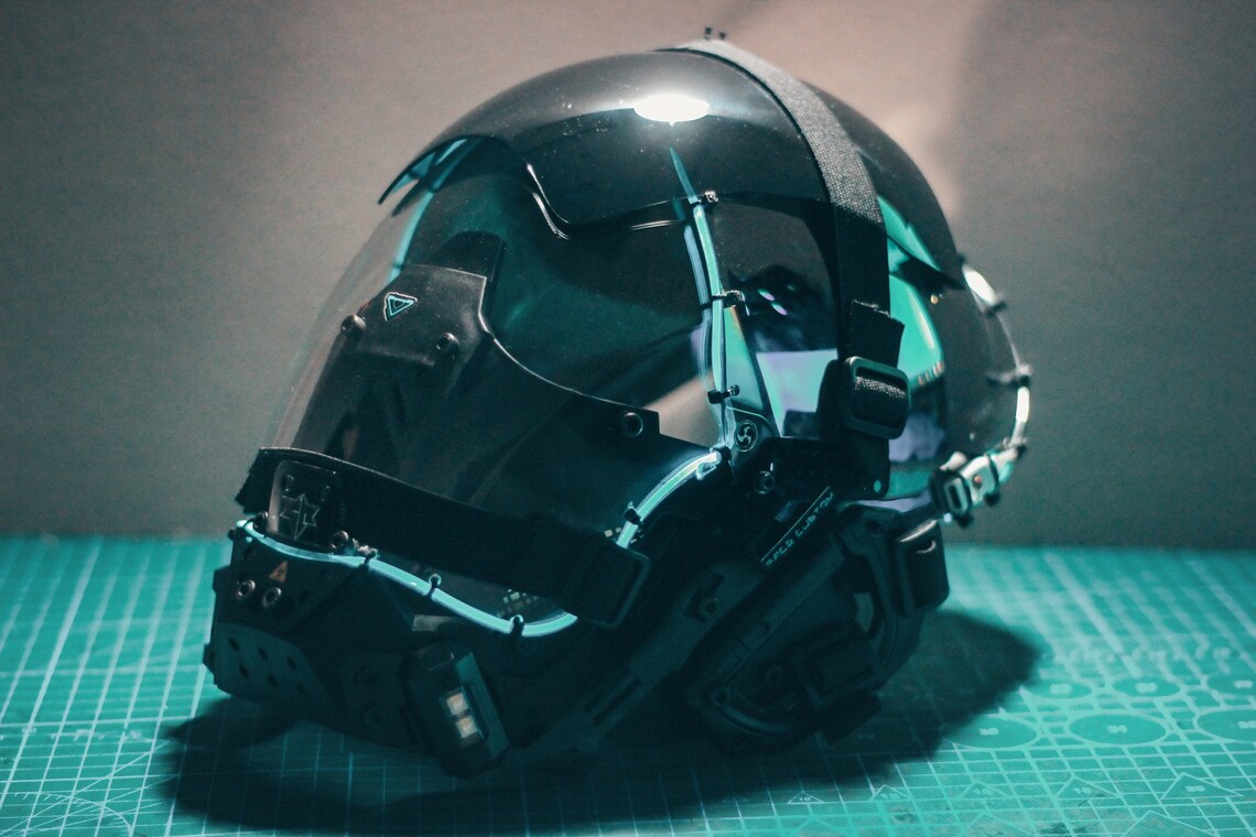 Cyberpunk Mask Cybergoth - Etsy