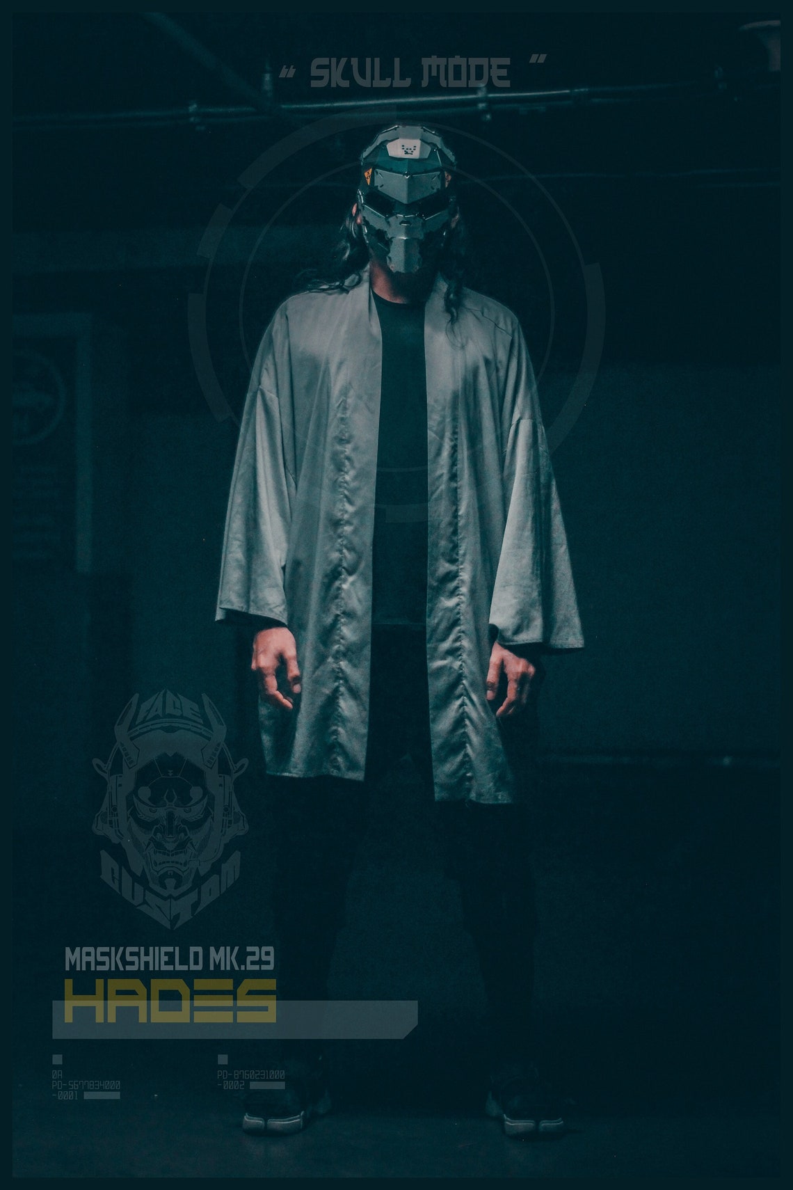 Cyberpunk Mask Design by Gins MK.29 "hades" Full Set - Etsy