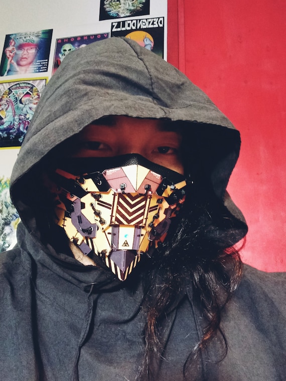 Cyberpunk Mask Techwear Mask Design by Gins MK.10 ronin - Etsy