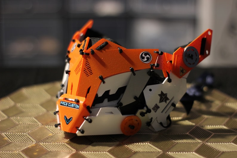 Cyberpunk Mask Shield Design by Gins MK. 16MK.15 - Etsy