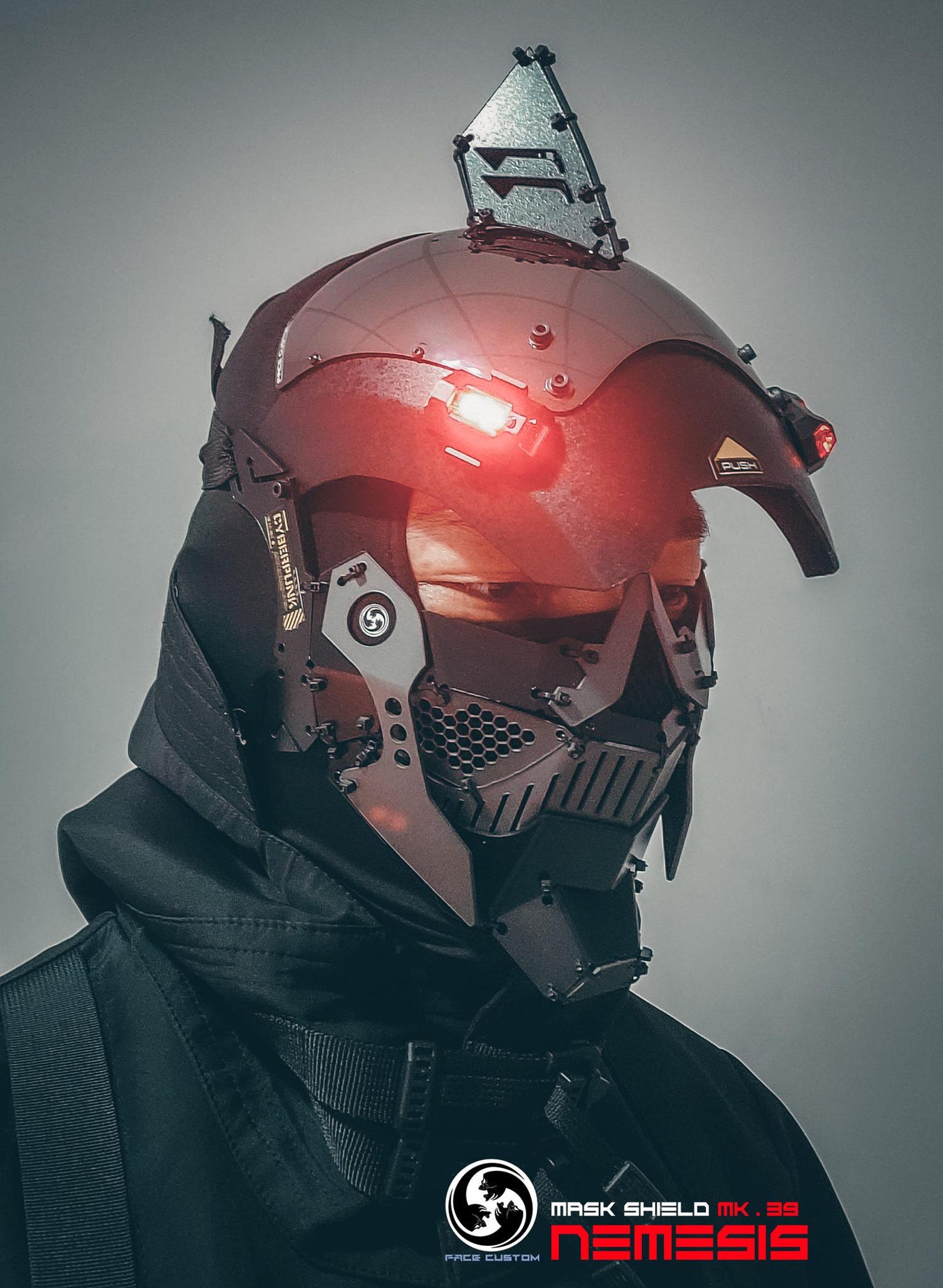 Cyberpunk Mask Design by Gins MK 39 "nemesis"+visor - Etsy