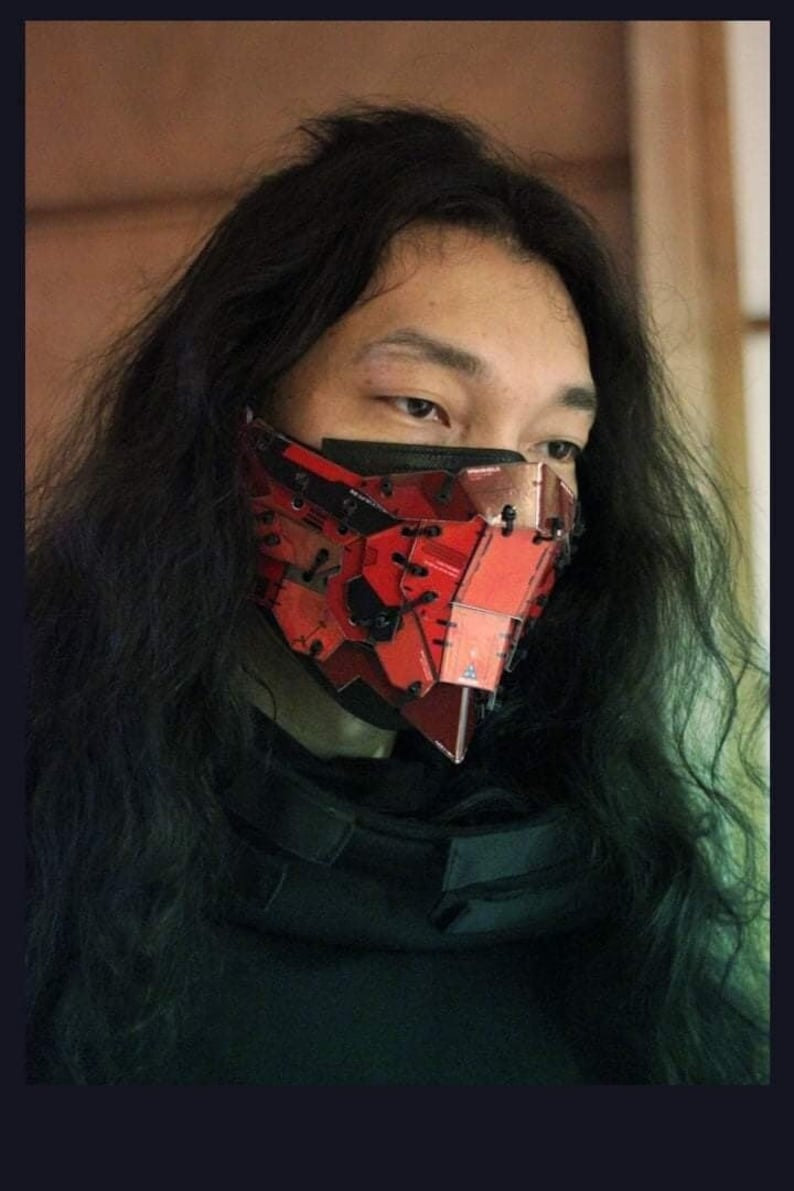 Cyberpunk Mask Design by Gins MK.10 RONIN Sticker Set - Etsy