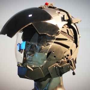 Cyberpunk Helmet: Custom Techwear Head Guard - Etsy