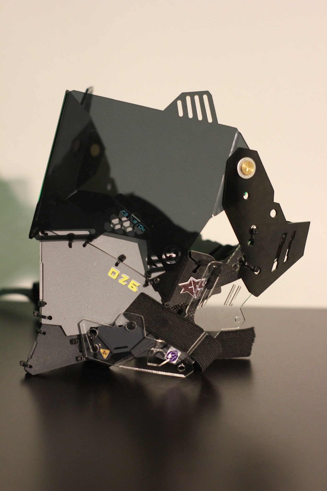 Half Visor Cyberpunk Mask MK.26 Design by Gins - Etsy