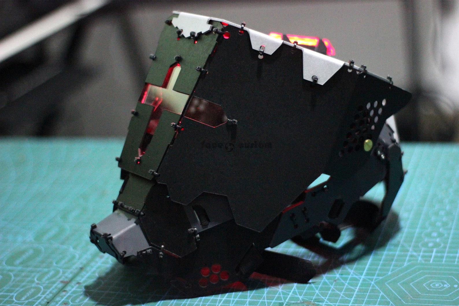 Cyberpunk Mask- Half Visor MK.27 "templar" - Etsy