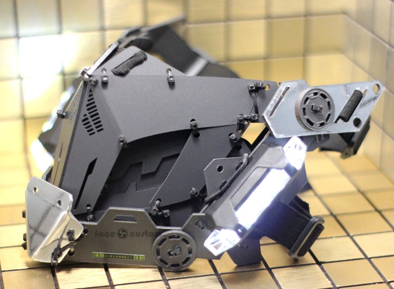 Cyberpunk Mask Design by Gins MK. 16 "necromancer" - Etsy