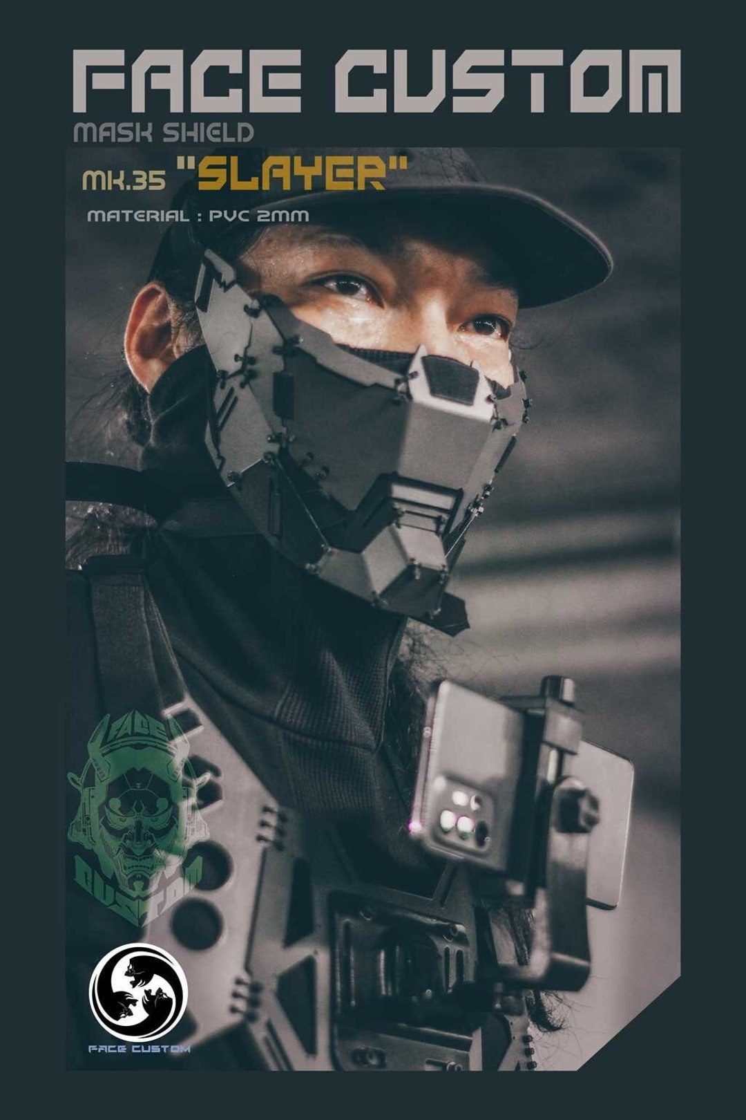 Cyberpunk Mask MK.35 slayer Design by Gins - Etsy