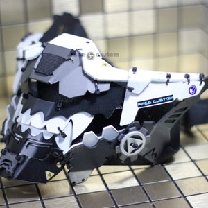 Cyberpunk Mask Design by Gins MK. 37 "onimaru" - Etsy
