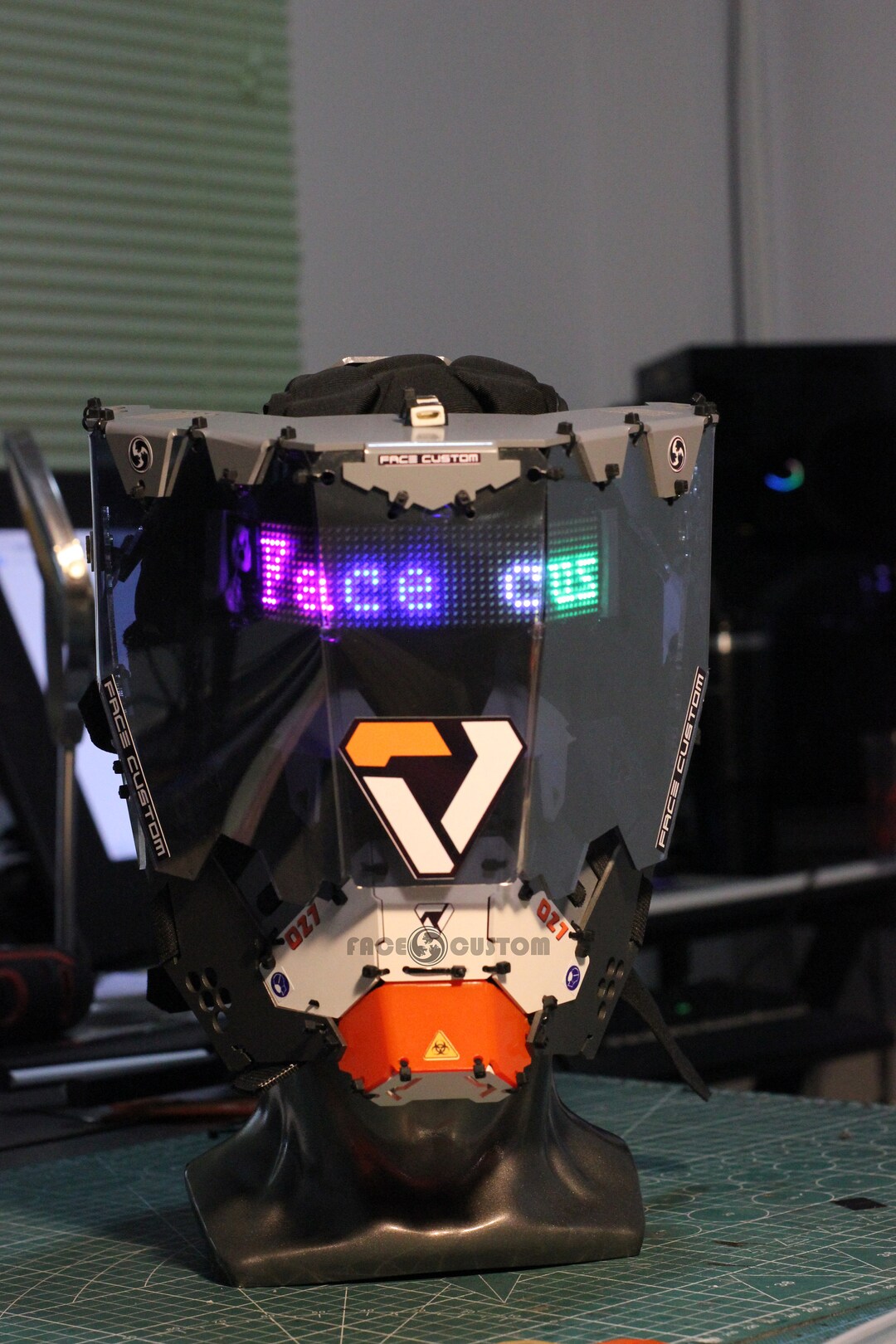 Cyberpunk Mask- Half Visor MK.27 "templar" - Etsy