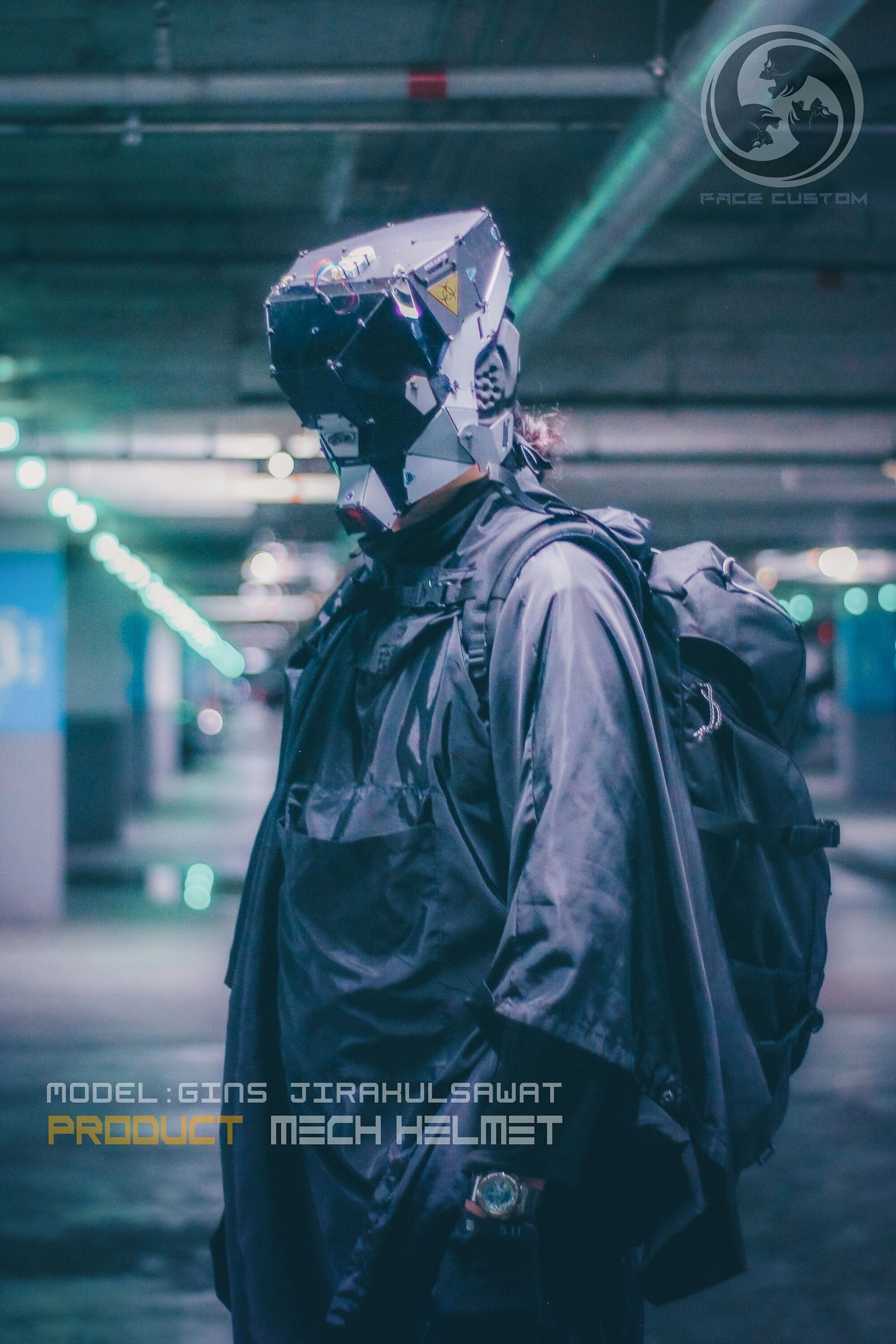 Cyberpunk Mask - Mech Helmet - Etsy